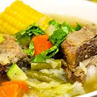 Sopa de Res (Mexican Beef Soup) - Don Pancho Restaurant